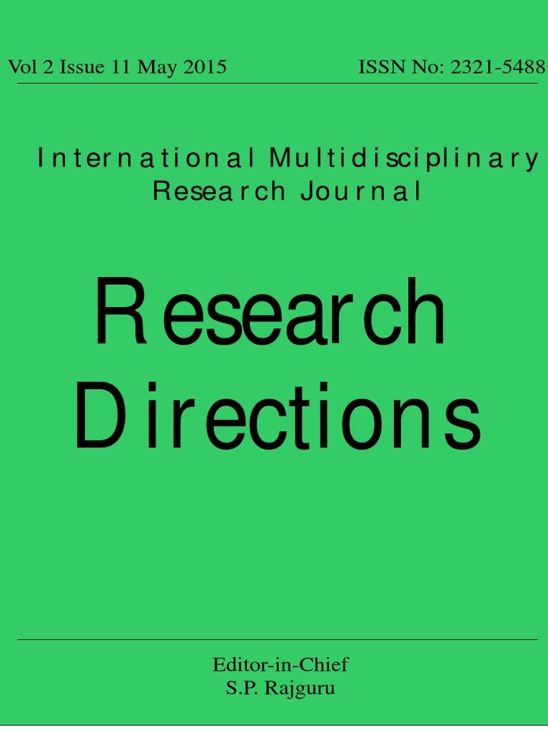 Research Directions: International Multidisciplinary Research Journal | PDF | Dalit