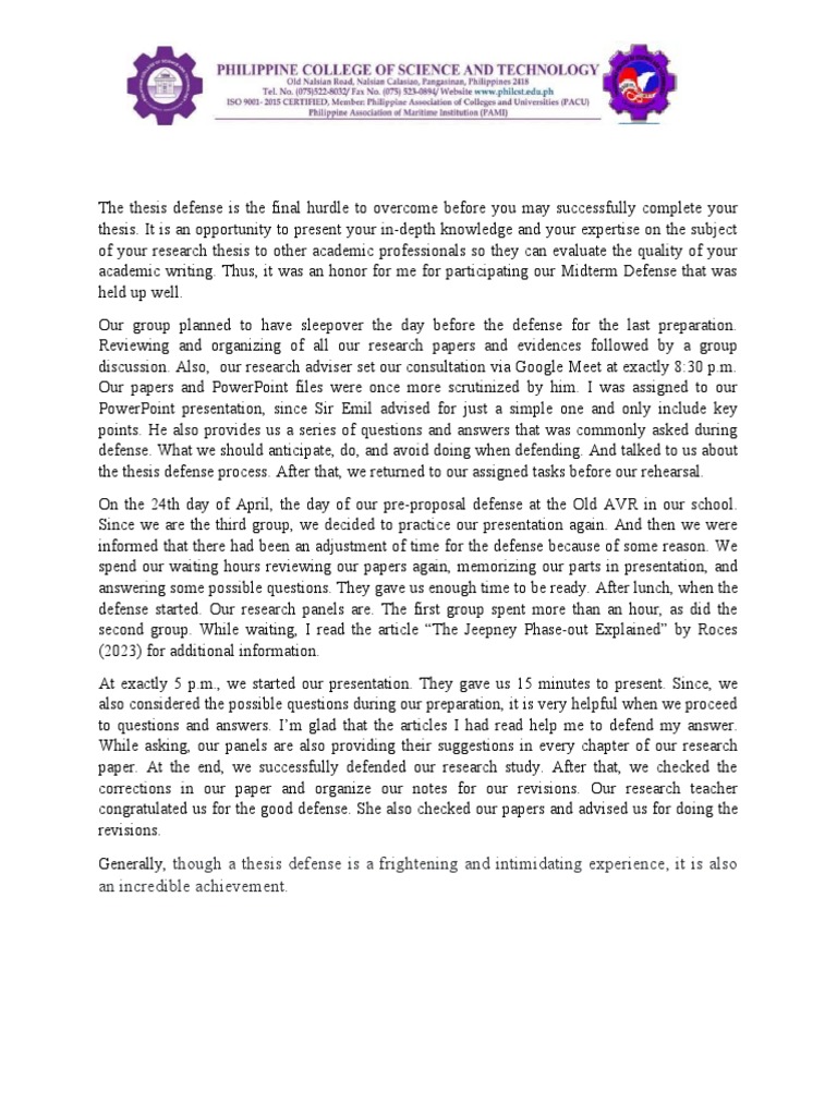 Narrative Report | PDF | Thesis | Cognitive Science