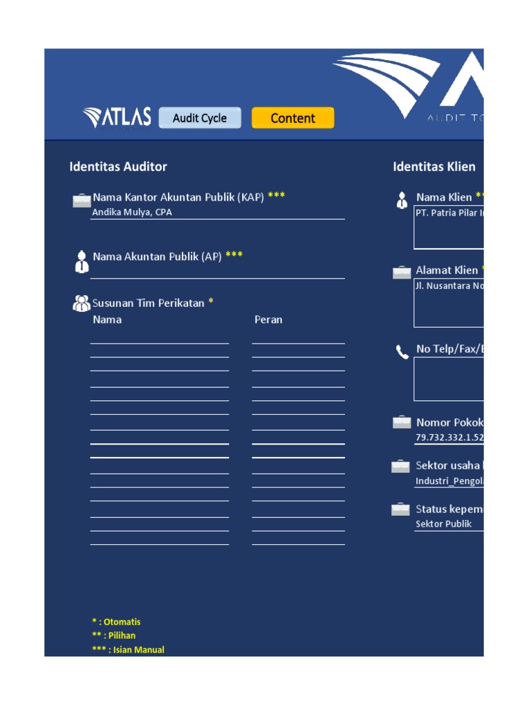 Aplikasi Atlas Version 2.1 | PDF