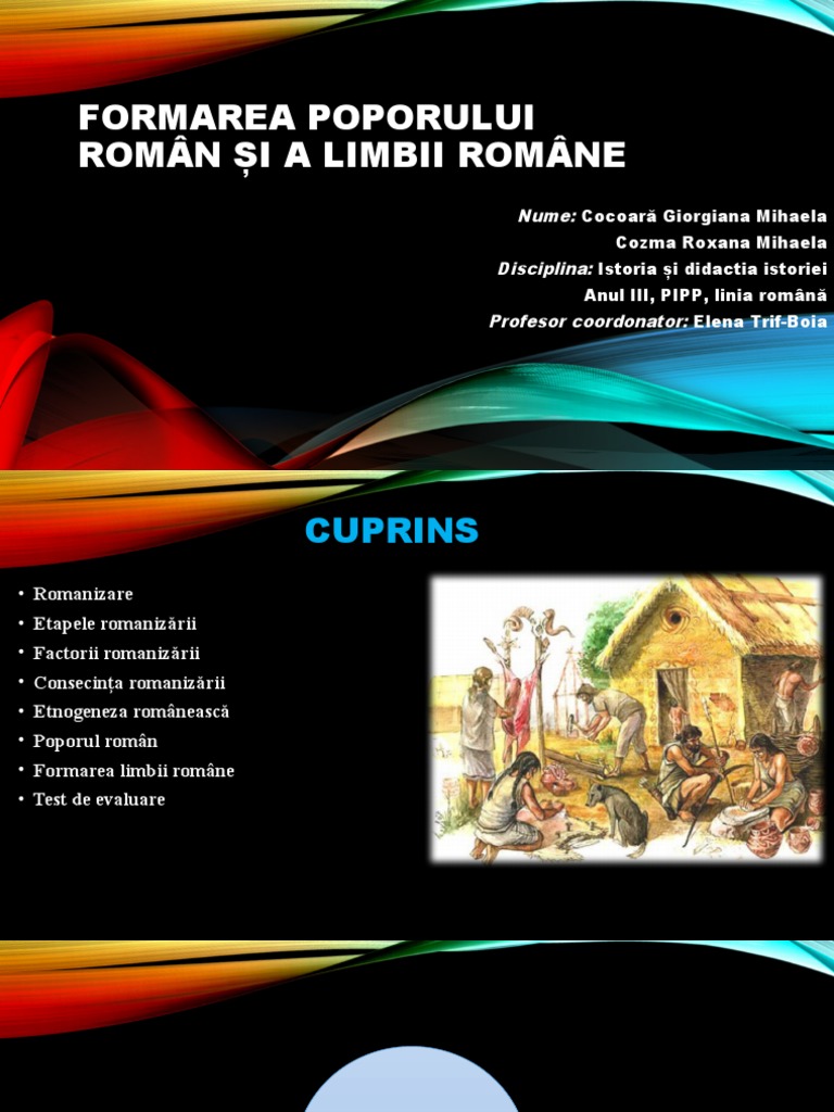 Formarea Poporului Românului Și A Limbii Române | PDF