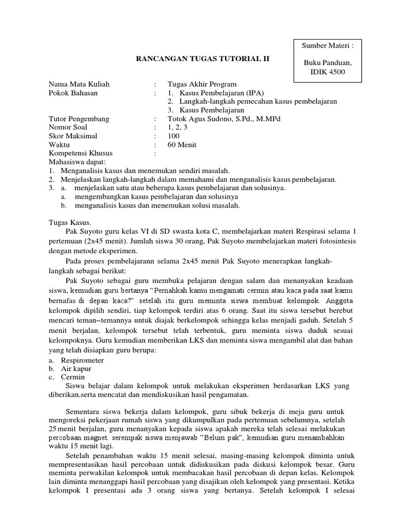 Tugas Wajib 2 Tap 2023.1 | PDF