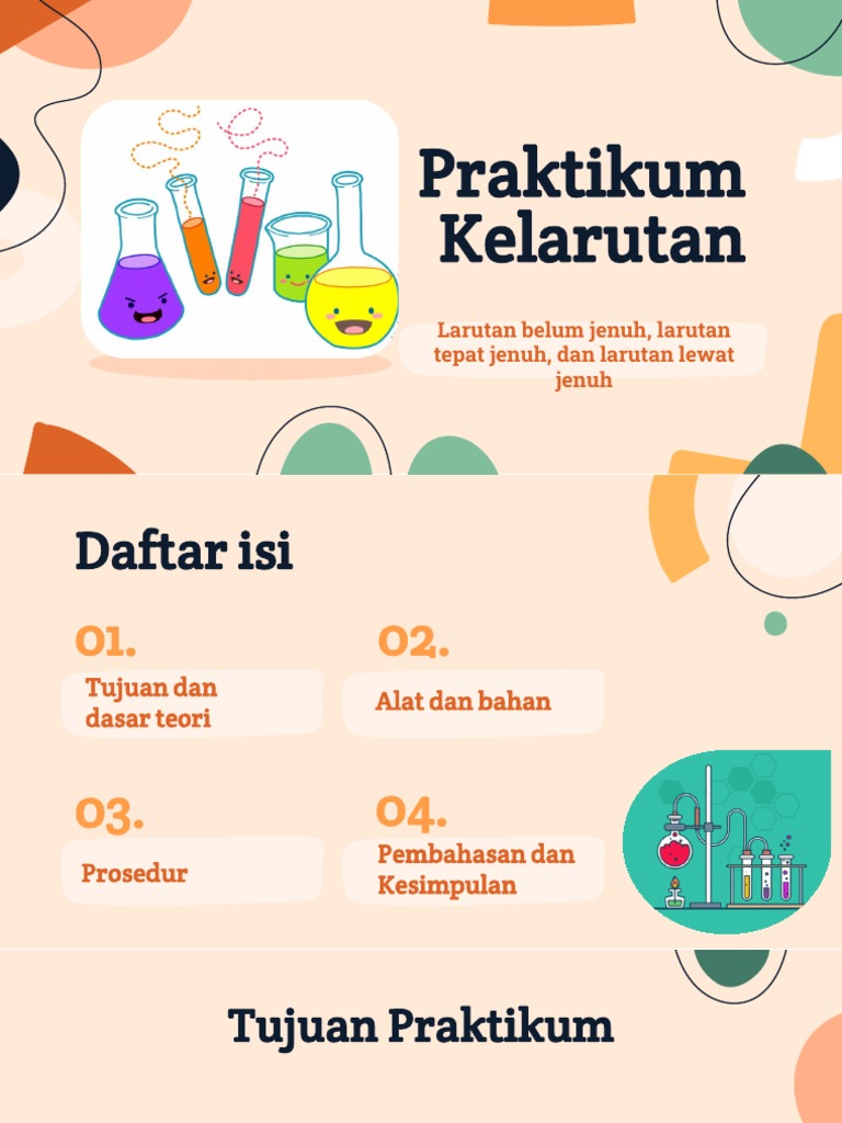 Perbedaan Larutan Jenuh dan Tidak Jenuh | PDF