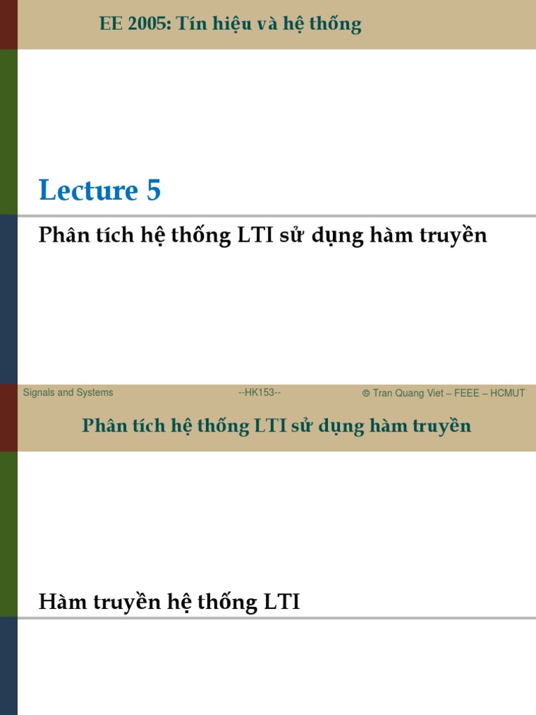 EE2005 Lecture 05 153 | PDF