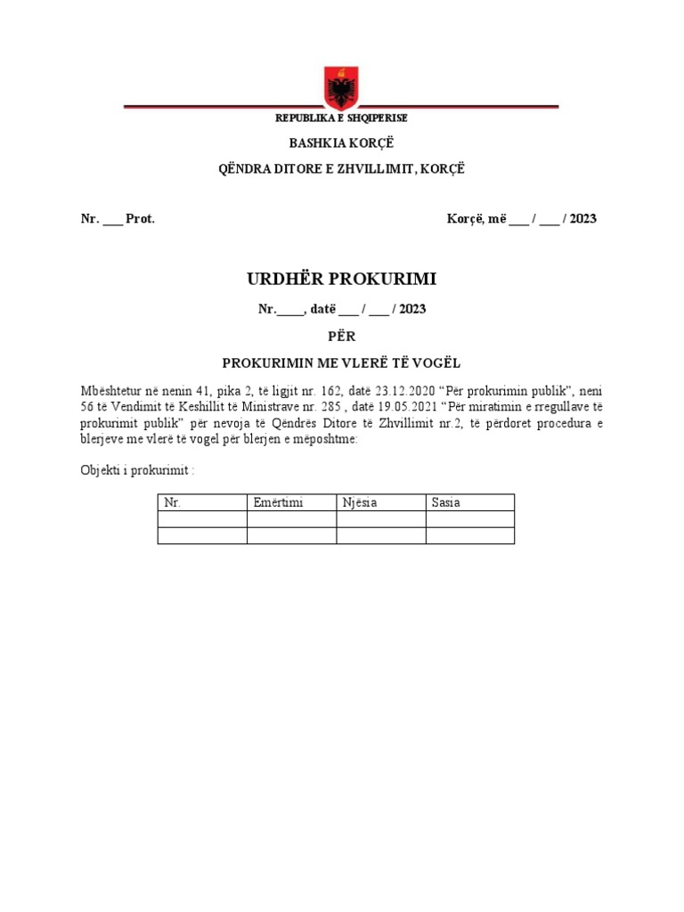 Republika e Shqipërisë | PDF