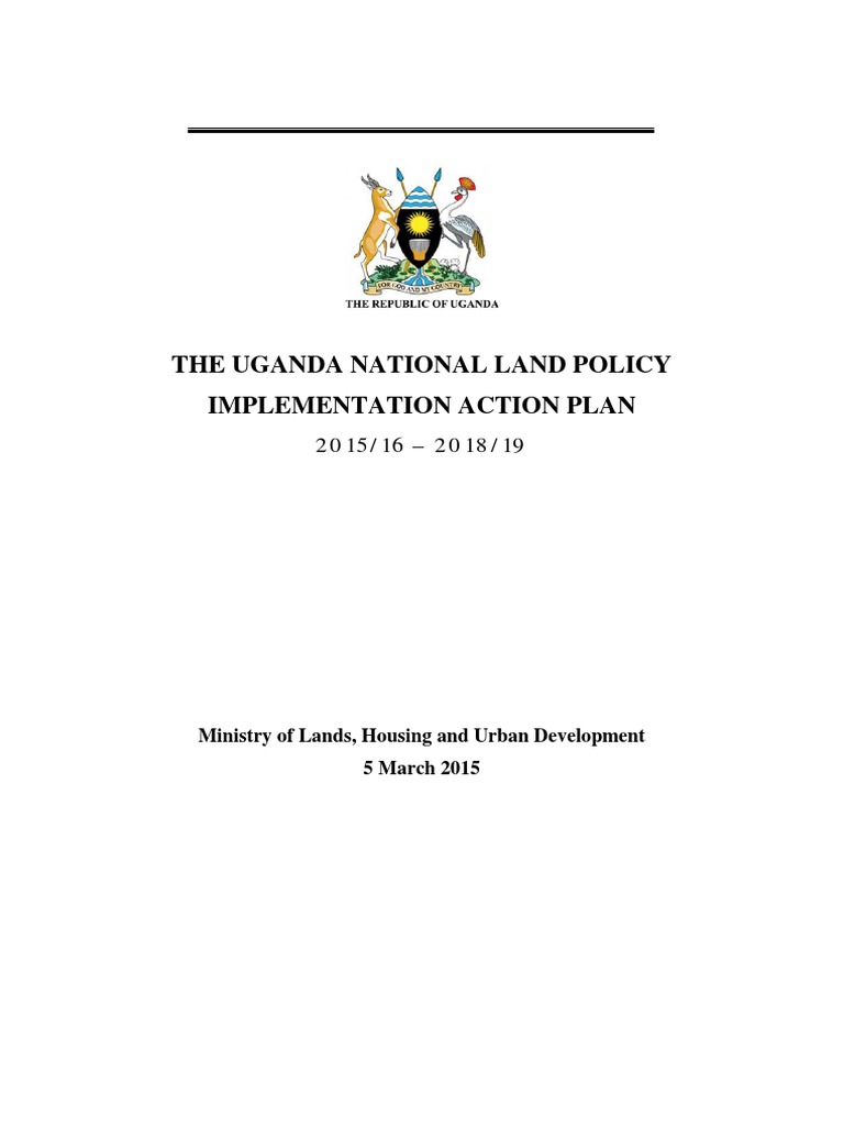 Implementing Land Reform for Socio-Economic Transformation: Uganda's ...