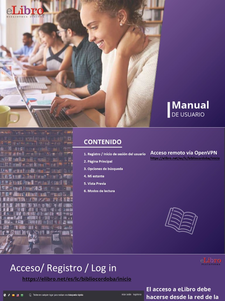 Elibro - Tutorial Usuarios - 2022 | PDF | Aplicación movil | Software de la aplicacion
