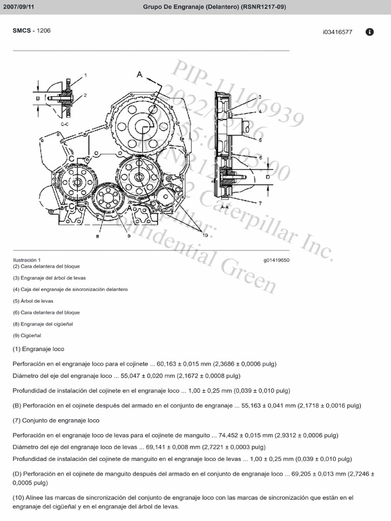 Sincronización Motor 3176 | PDF