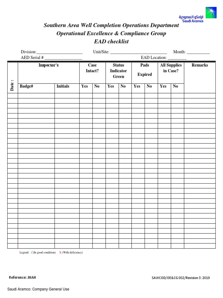 002 EAD Checklist | PDF