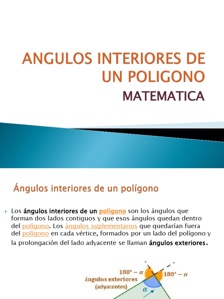 Angulos Interiores de Un Poligono 20-21 | PDF