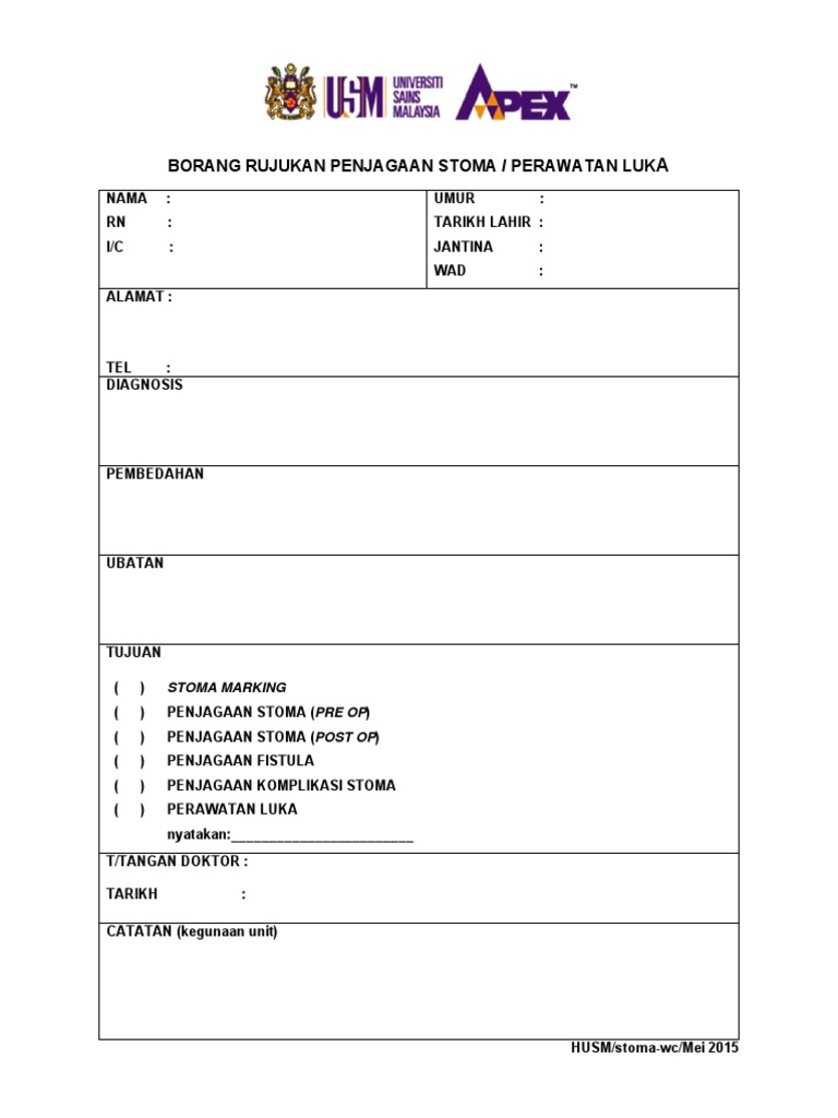 Borang Rujukan | PDF
