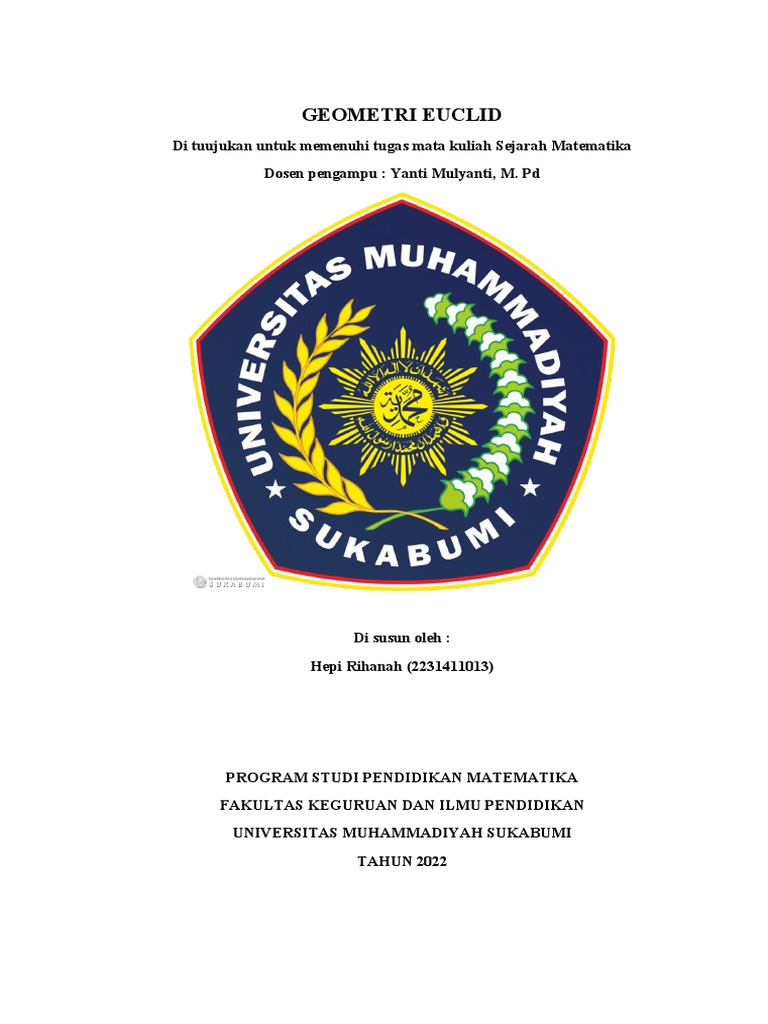 Sejarah dan Karya Geometri Euclid | PDF