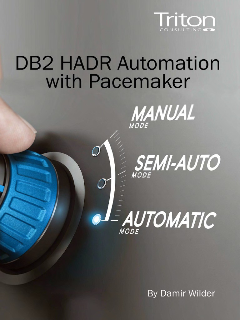 Db2 Hadr Automation With Pacemaker Compressed Pdf Ibm Db2 Computer Cluster