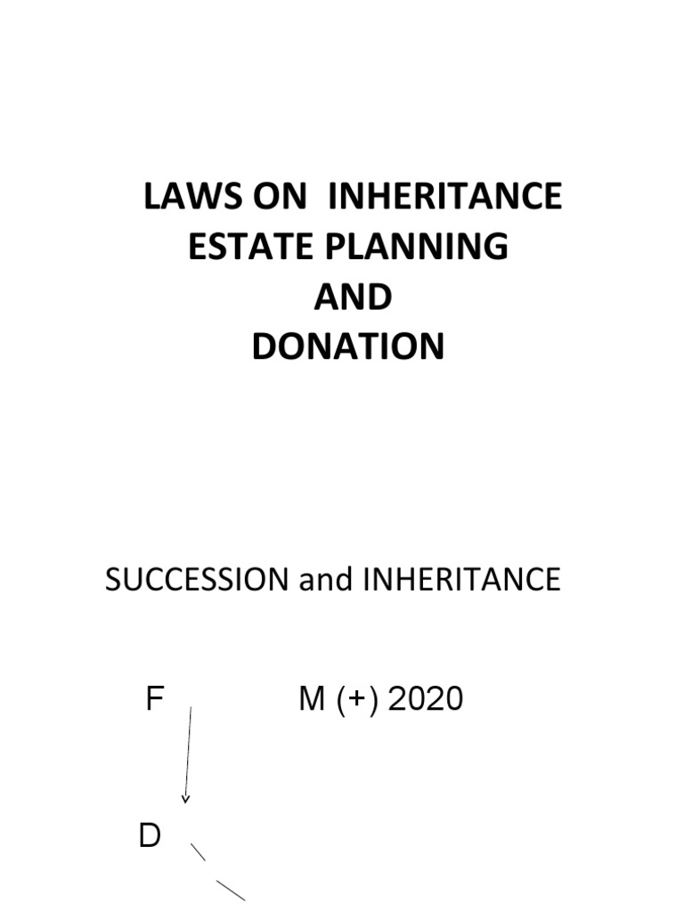 Inheritance Donation 2022 | PDF | Natural Resources Law | Social ...