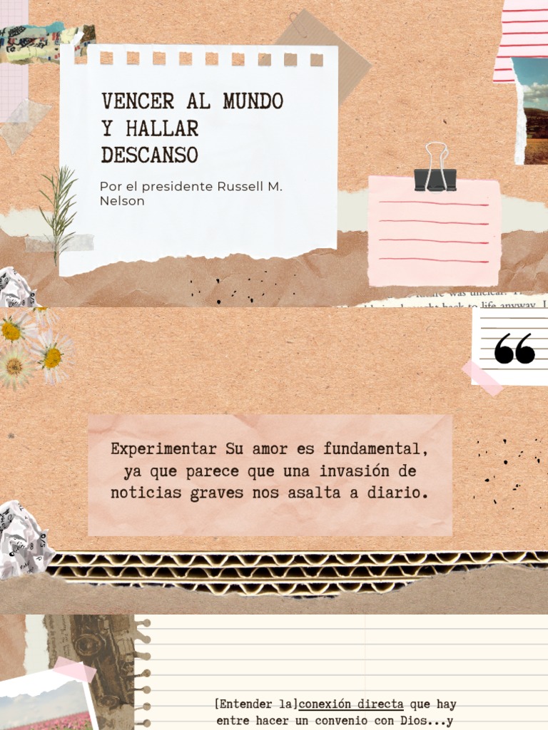 Vencer al Mundo y Hallar Descanso | PDF | Jesús | Verdad