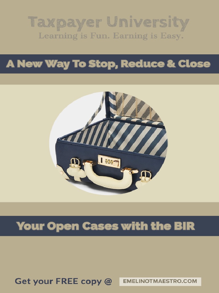 A New Way To Stop, Reduce & Close Your Open Cases With The BIR | PDF