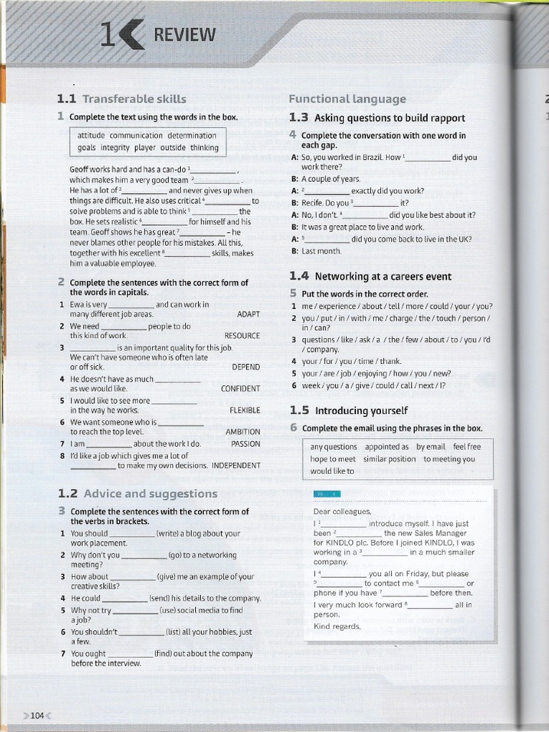 R Business Partner B1 - Reviews 1-8 | PDF