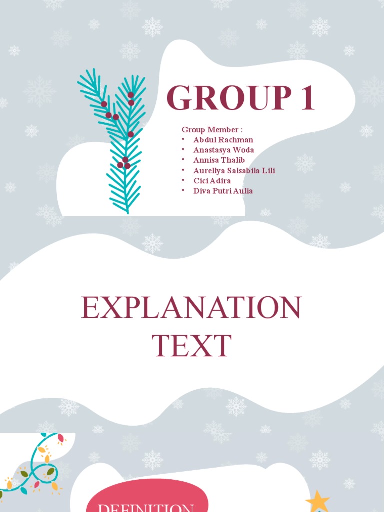 Group 1 (Explanation Text) | PDF | Snow | Ice