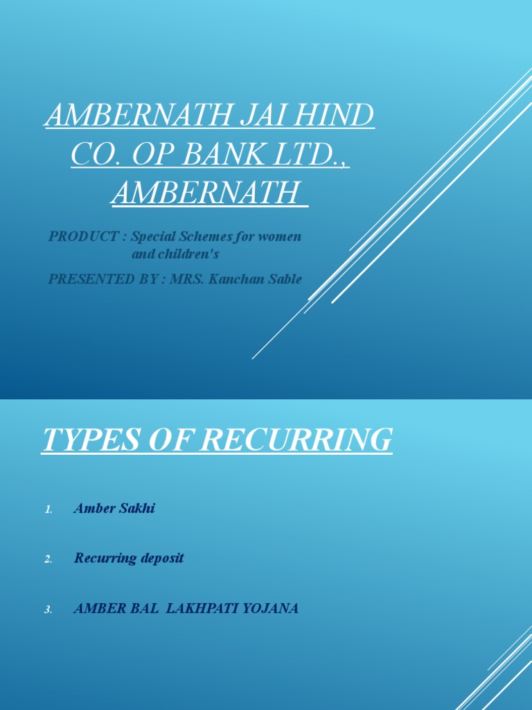 Special Banking Schemes for Women | PDF