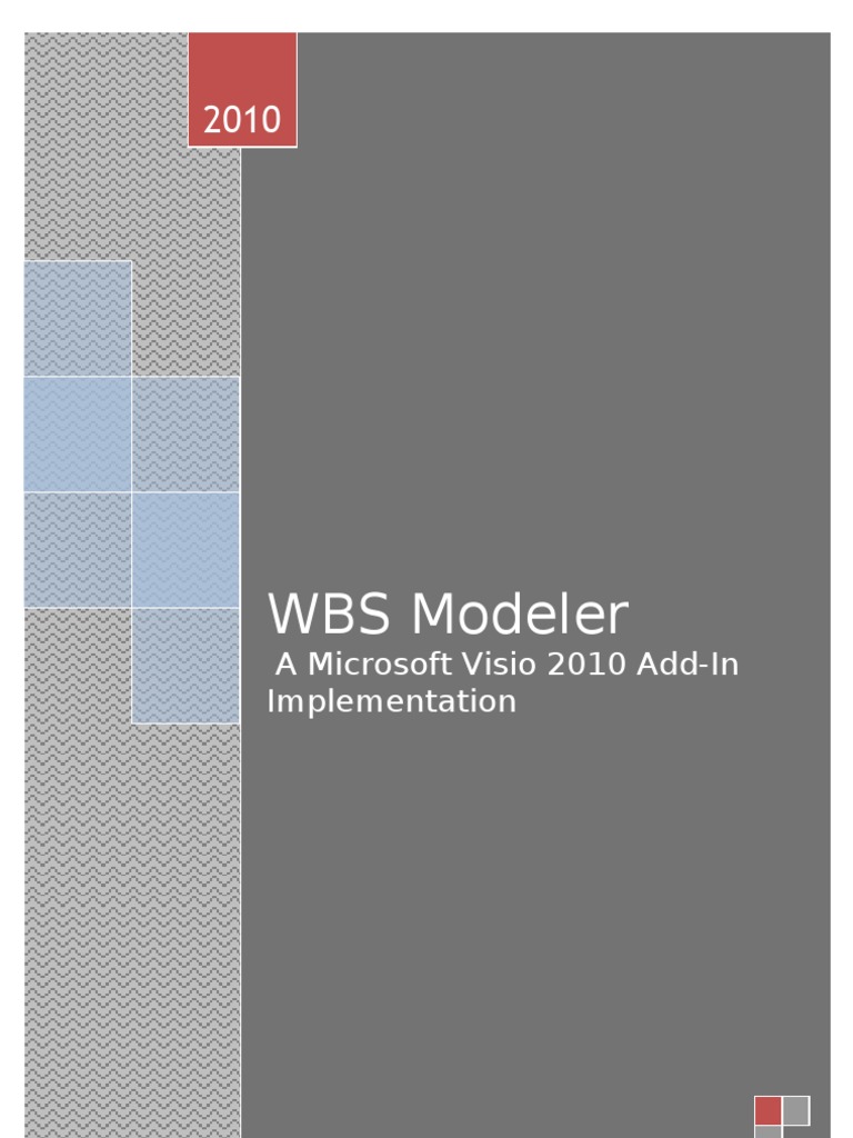 Visio 2010 Add-In For WBS Modeler - User Guide | PDF | Microsoft Office ...