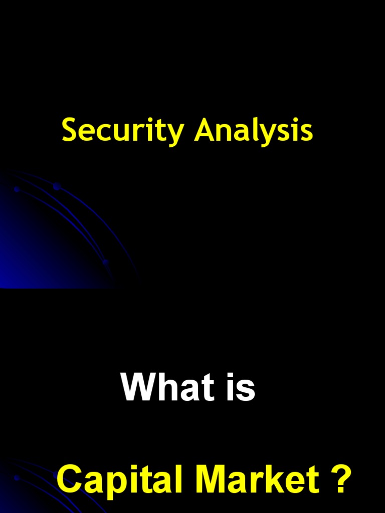 Security Analysis Pdf