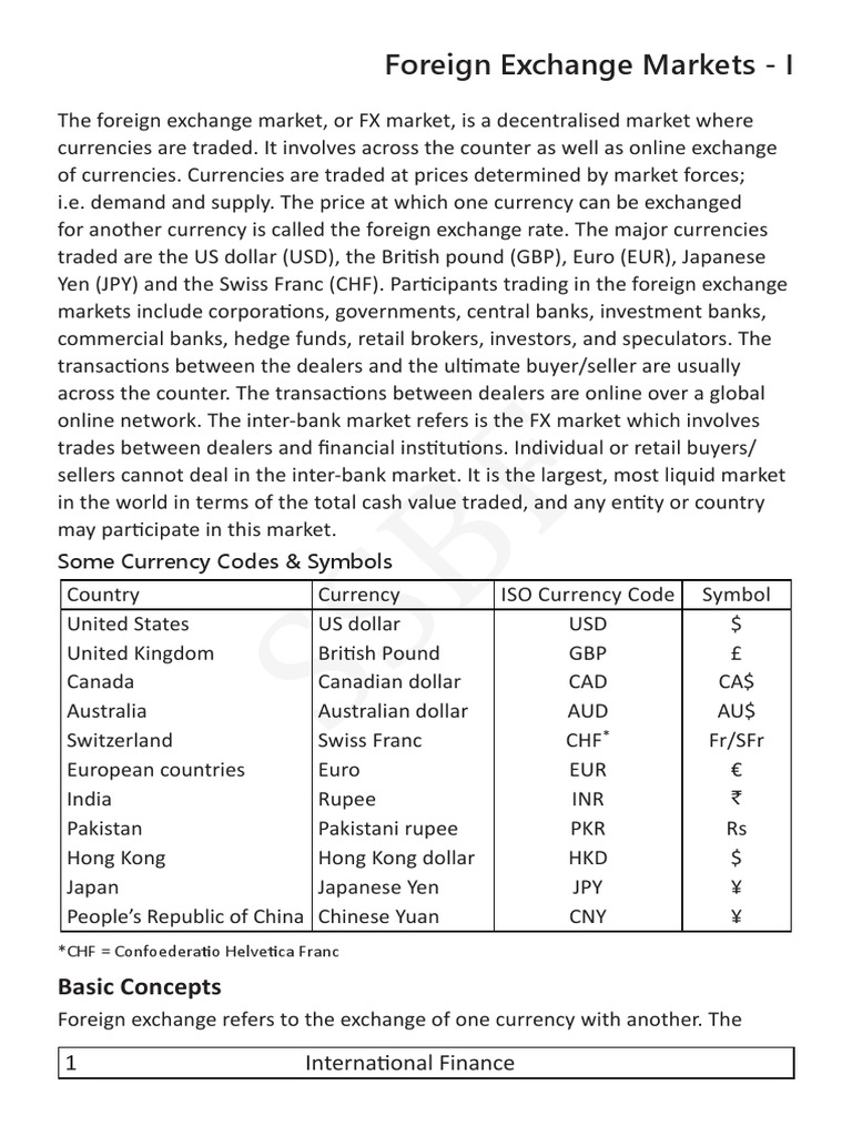 Understanding Foreign Exchange Rates | PDF | Financial Markets ...