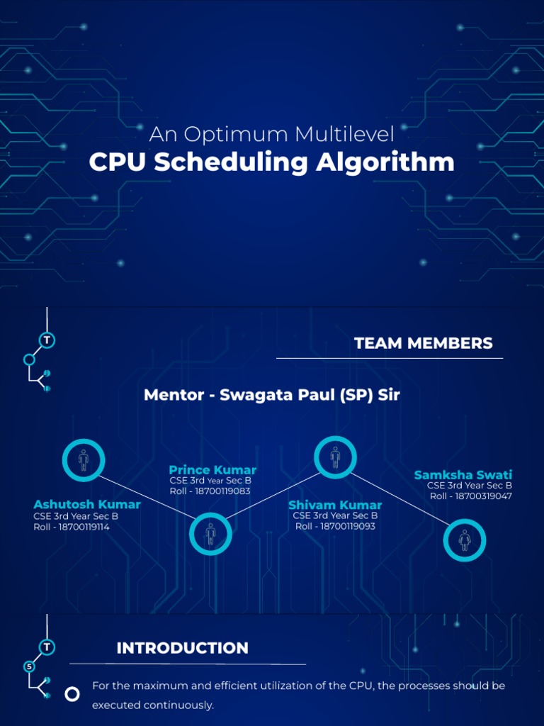 CPU - Scheduling Research Methodology | PDF | Scheduling (Computing) | Information Technology ...