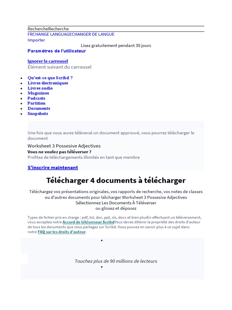 Télécharger 4 Documents À Télécharger: Élément Suivant Du Carrousel ...
