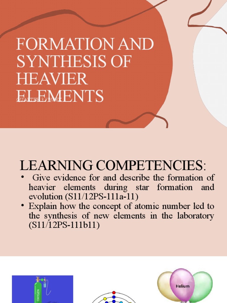 Formation and Synthesis of Heavier Elements 1 | PDF