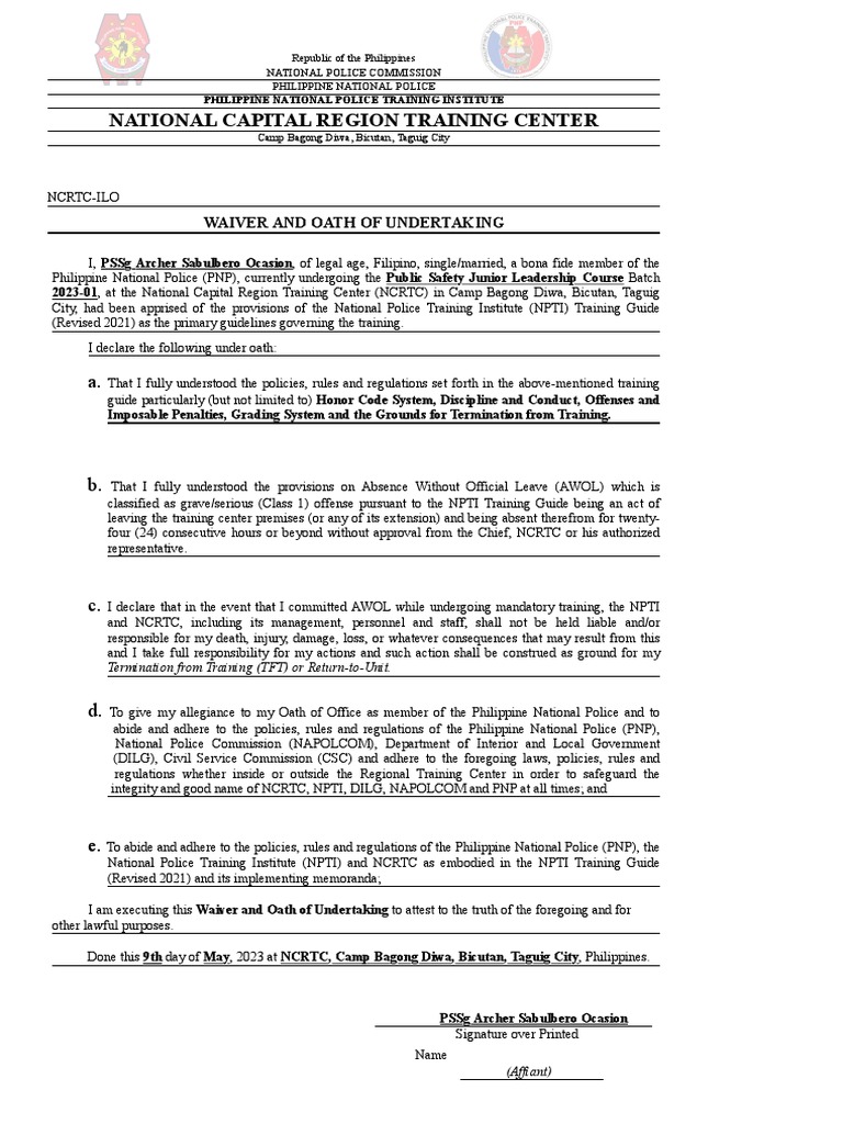 PSSG OcasionJ Archer Sabulbero | PDF