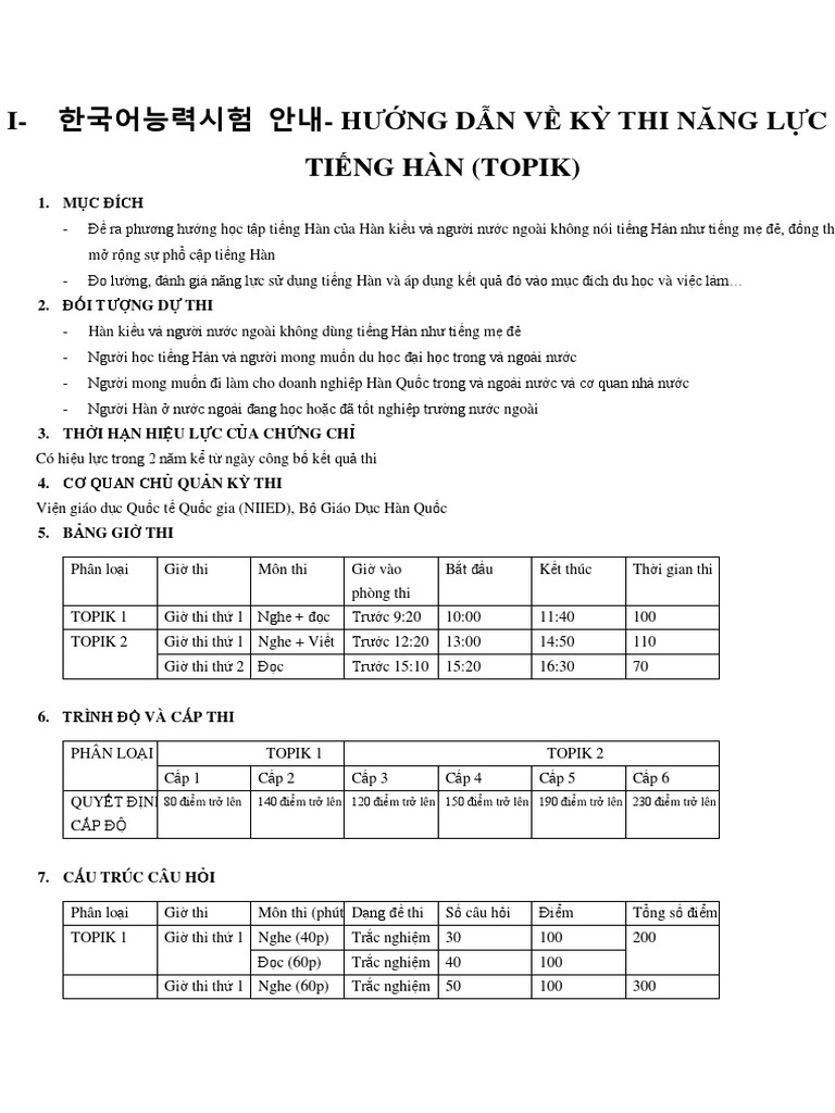 TOPIK 읽기 II_DẠNG ĐỀ CÂU 5-8 | PDF