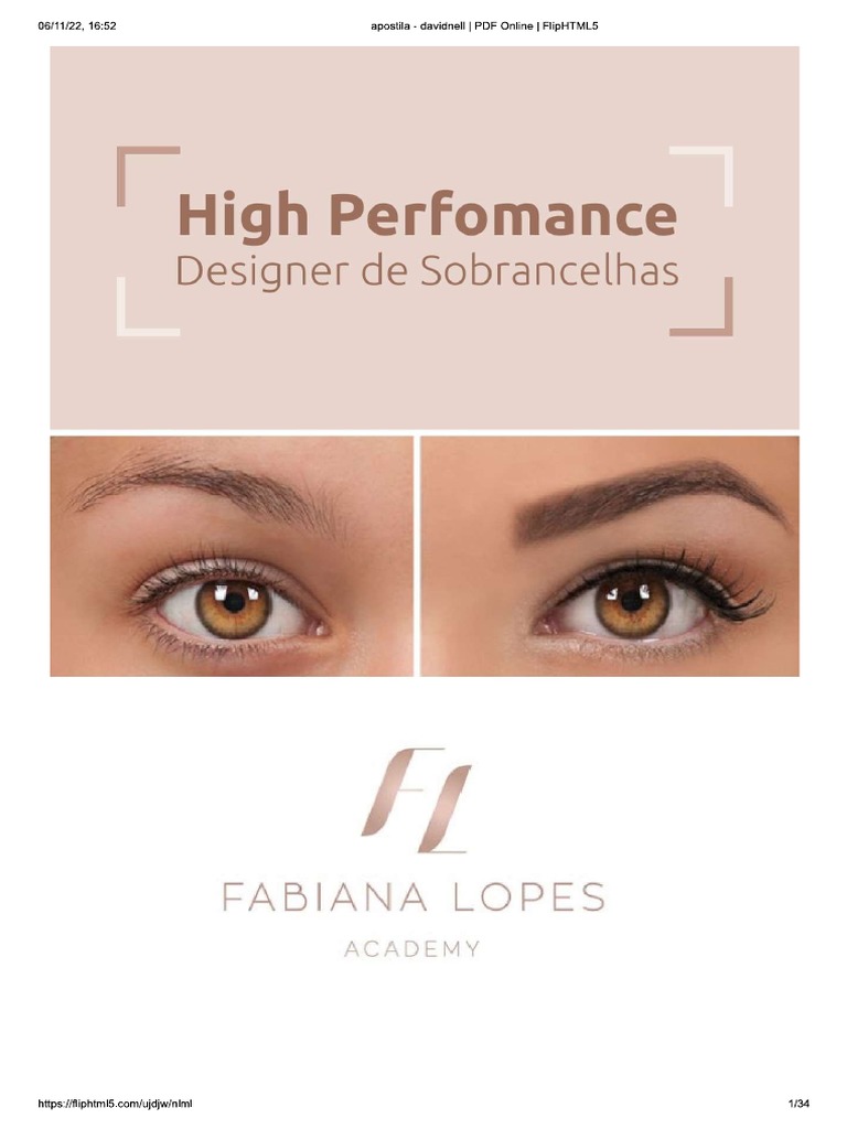 Apostila Designer De Sobrancelhas Pdf