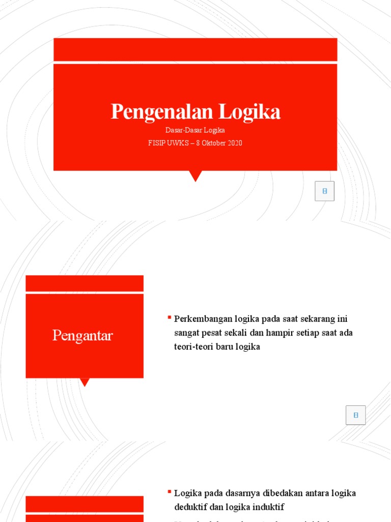 Pengantar Logika Modern dan Bahasa | PDF