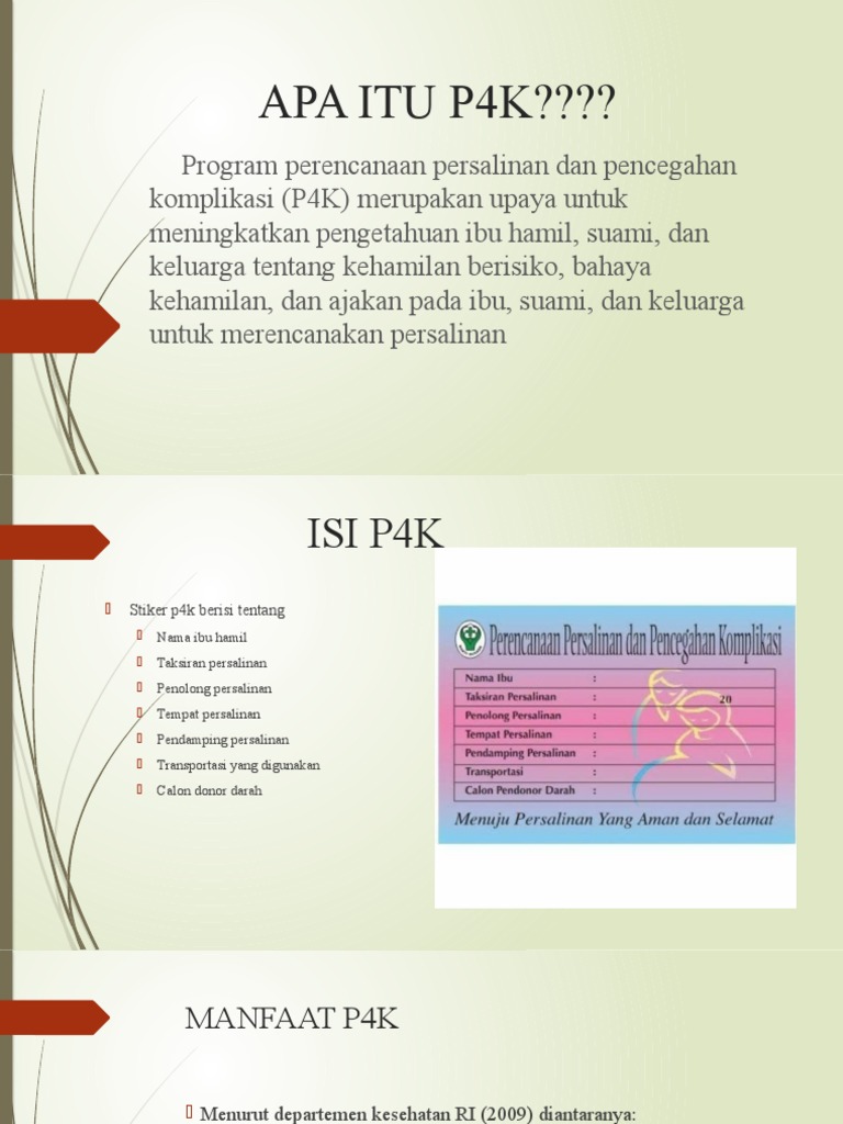 Apa Itu P4K???? | PDF