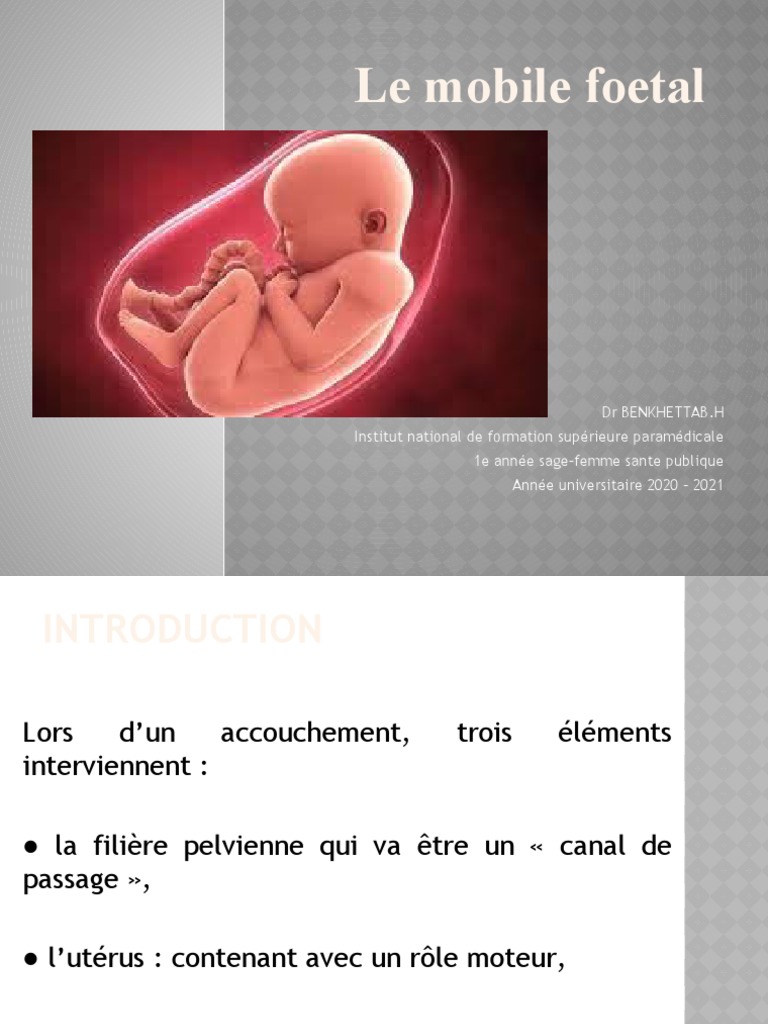 Mobile fœtal et présentations céphaliques | PDF | Os | Crâne