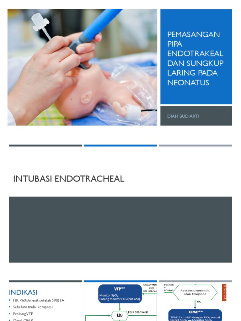 Intubasi dan Pemasangan Sungkup Neonatus | PDF