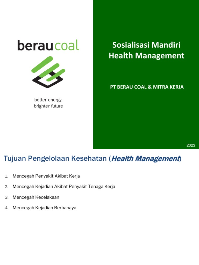 Materi - Health Management | PDF