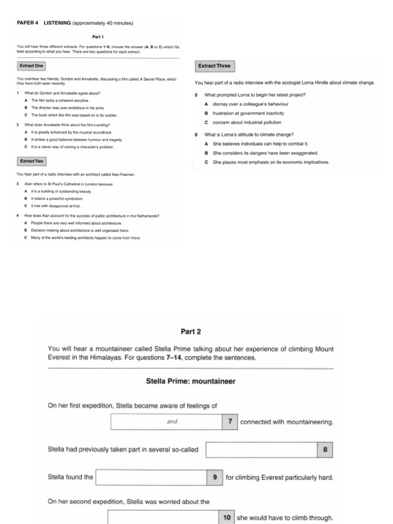 CAE Test 2 250423 | PDF