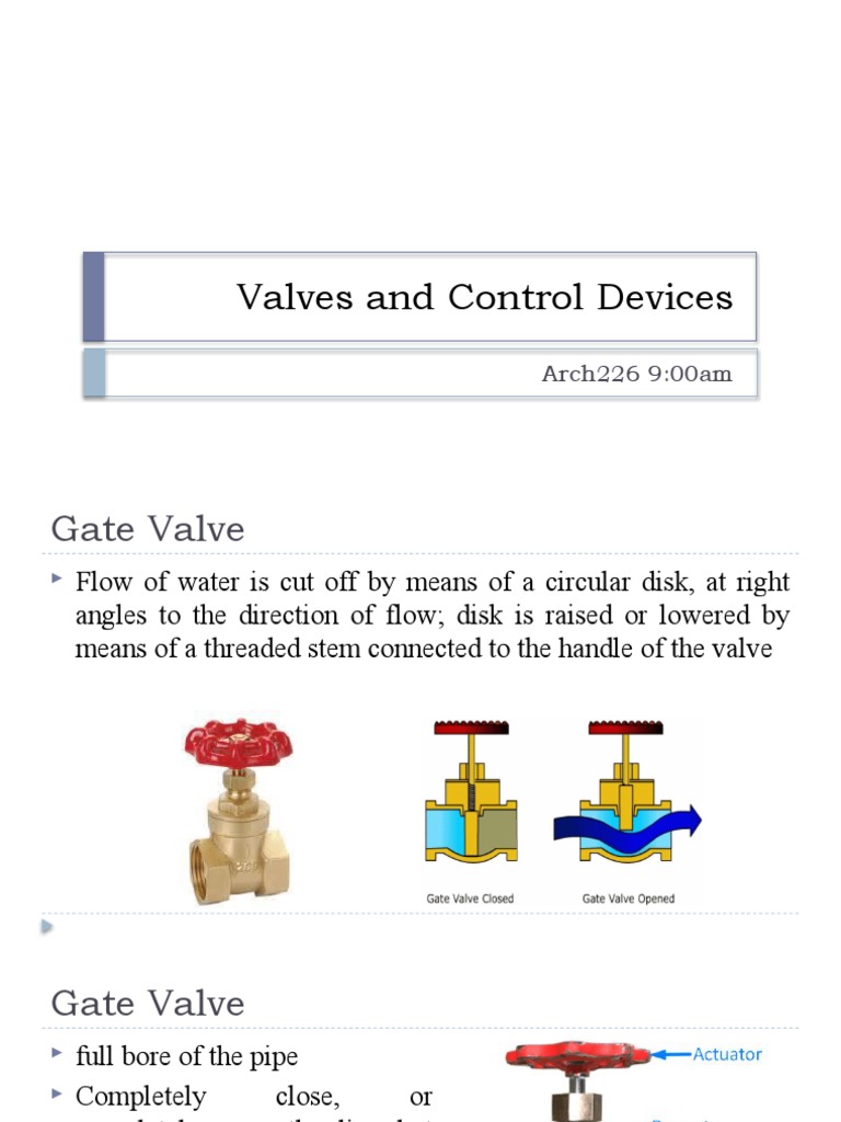 05 - Valves and Control Devices | PDF