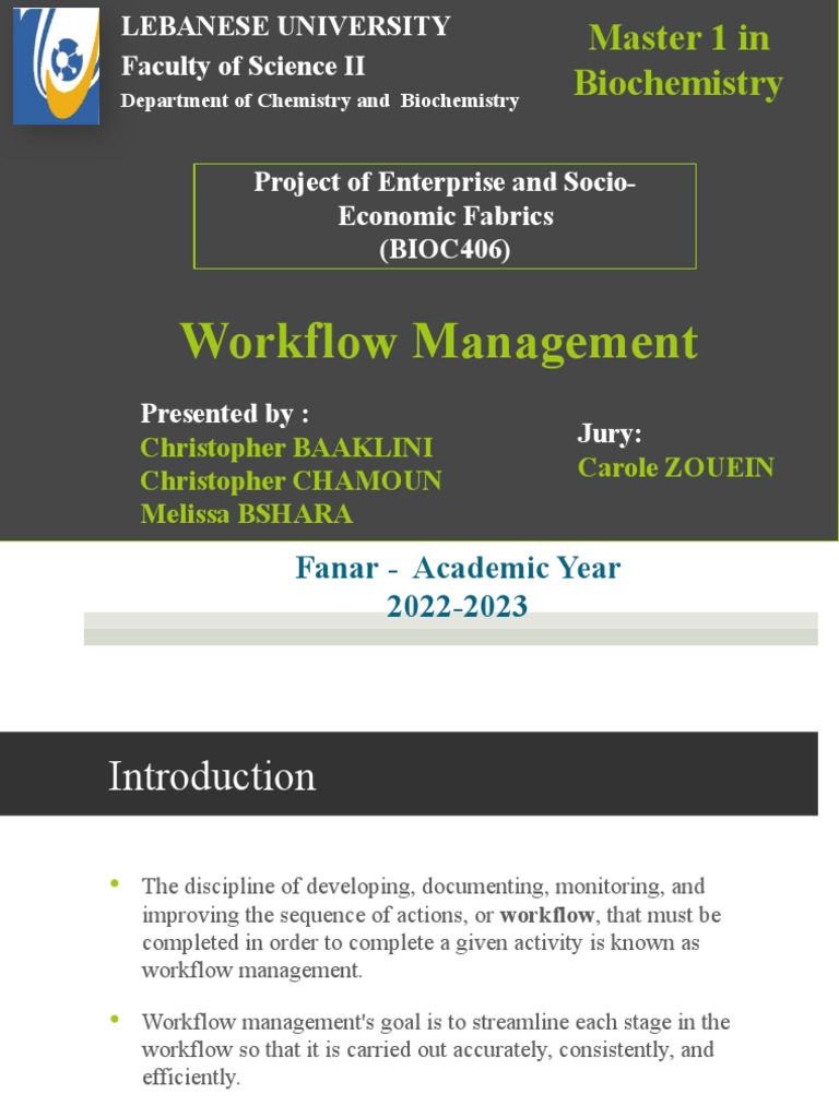 Workflow Management | PDF | Workflow | Communication