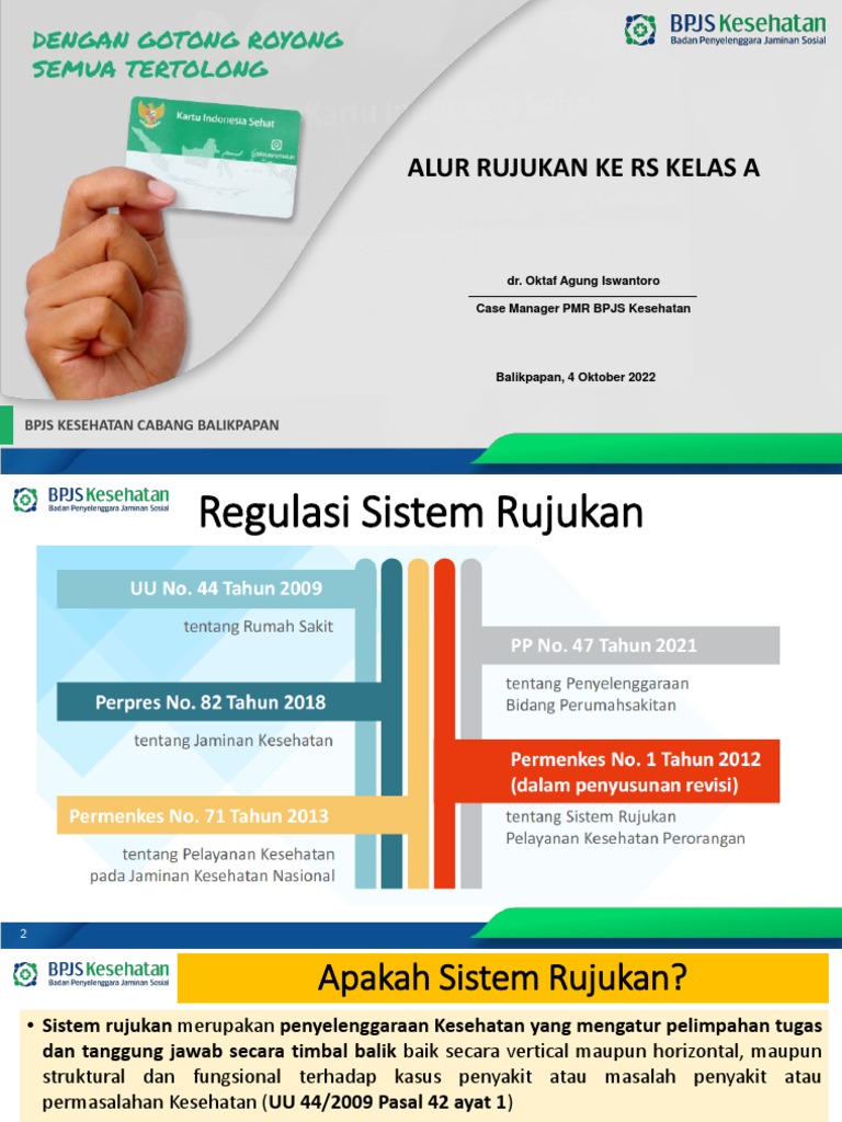 Alur Rujukan BPJS Kesehatan 2022 | PDF