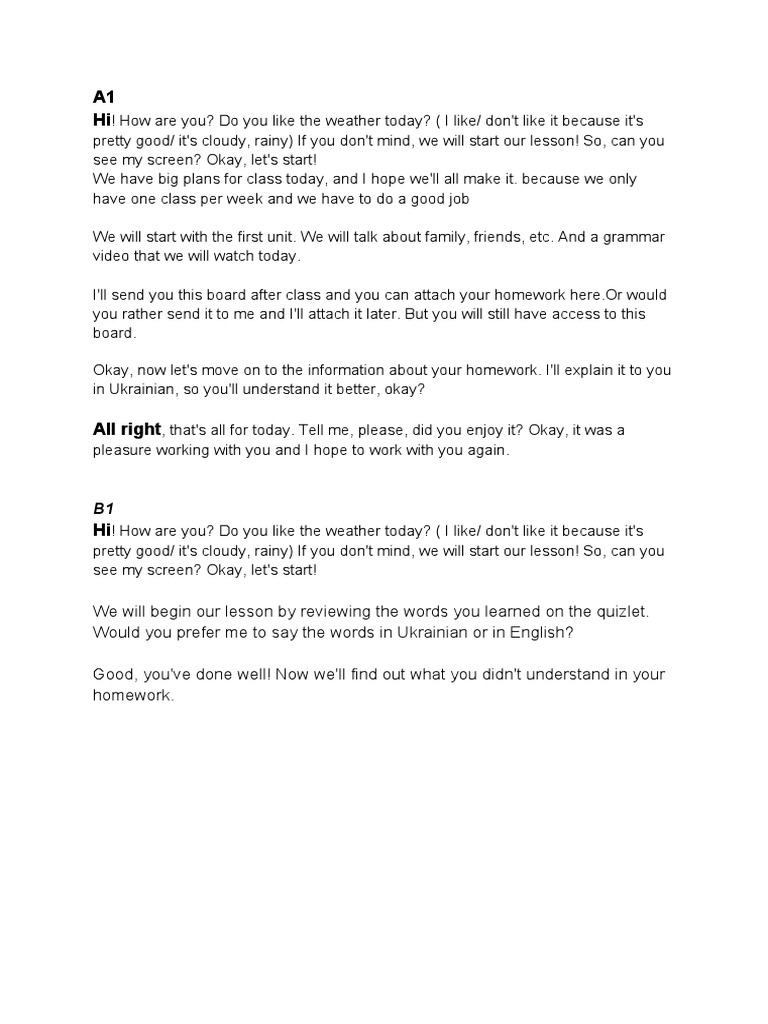 High Note 2 Class Overview and Homework | PDF