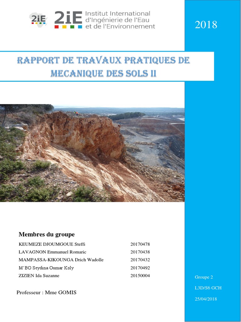 TP Meca Sol - Final | PDF