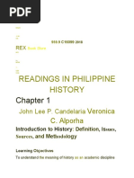 Hist 1 Readings in Philippine History Module PDF | PDF | Primary ...