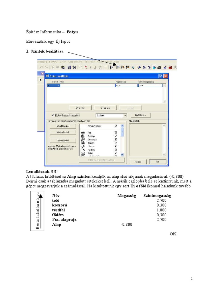 Archicad Alapok | PDF