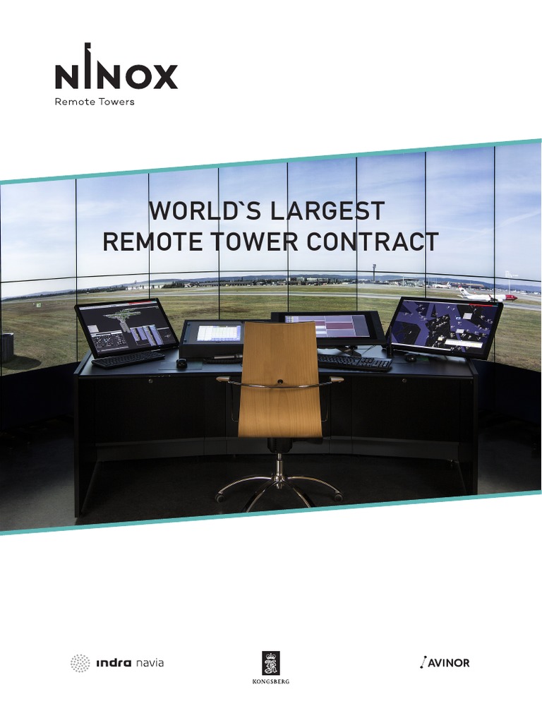 Indra Navia - NINOX Remote Towers Brochure | PDF | Air Traffic Control | Airport