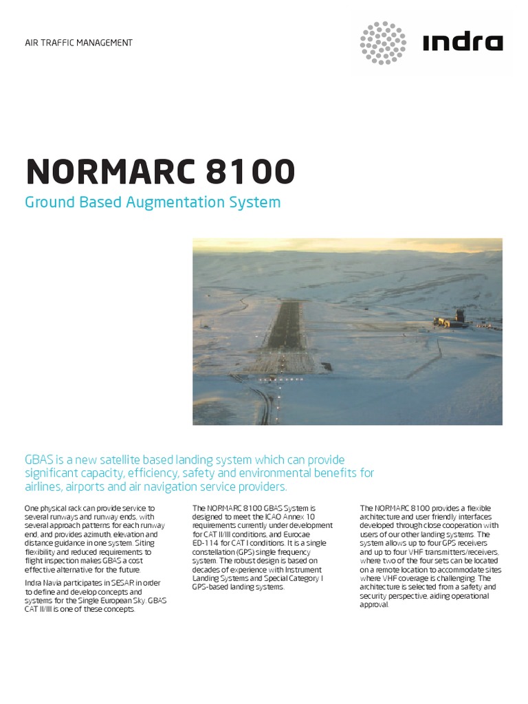 10721 Indra Datasheet_NORMARC 8100 | PDF | Wireless | Radio