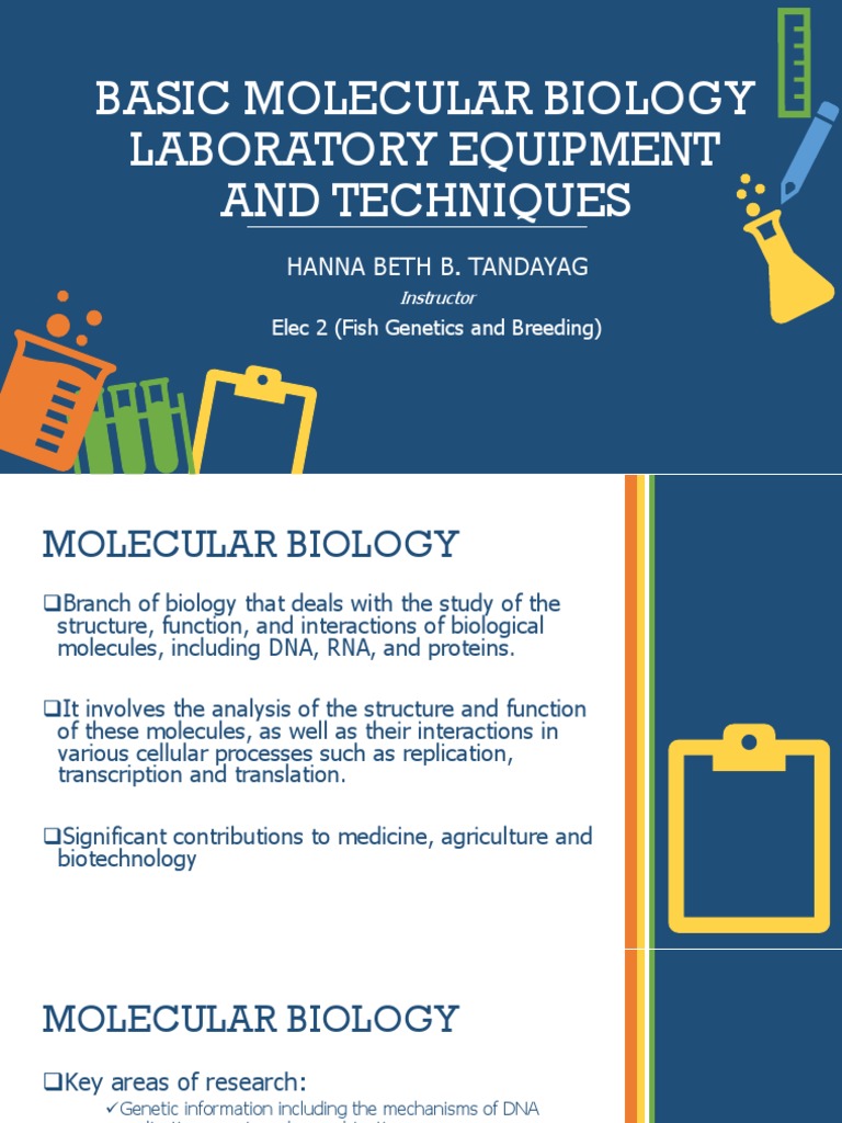FISH GENETICS Lab Equipment | PDF