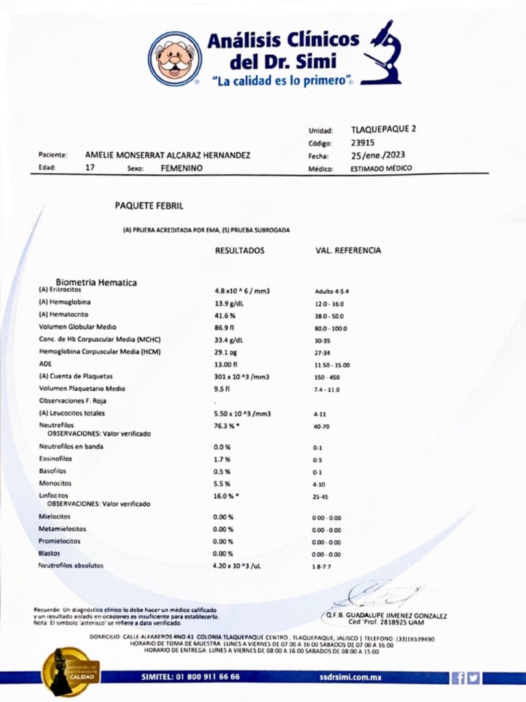 Análisis Clínicos | PDF