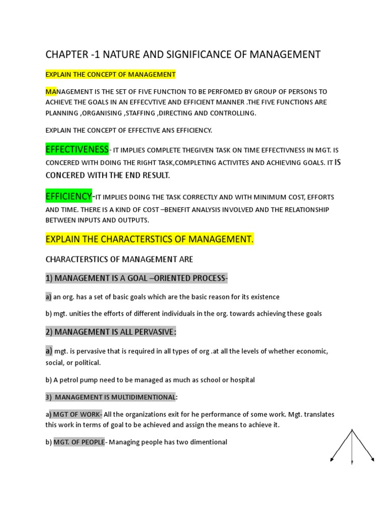 Chapter 1 MGT | PDF | Theory | Science