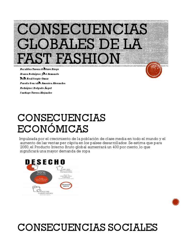 Consecuencias Globales de La Fast Fashion | PDF